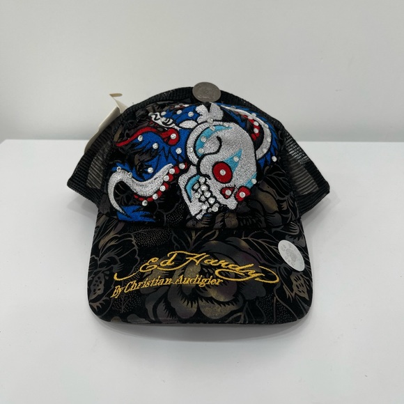 Ed Hardy | Accessories | Ed Hardy By Christian Audigier Trucker Mesh ...